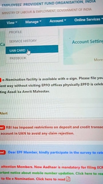 UAN card Download Kare Online | How to download PF UAN card? #epfo #pf ...