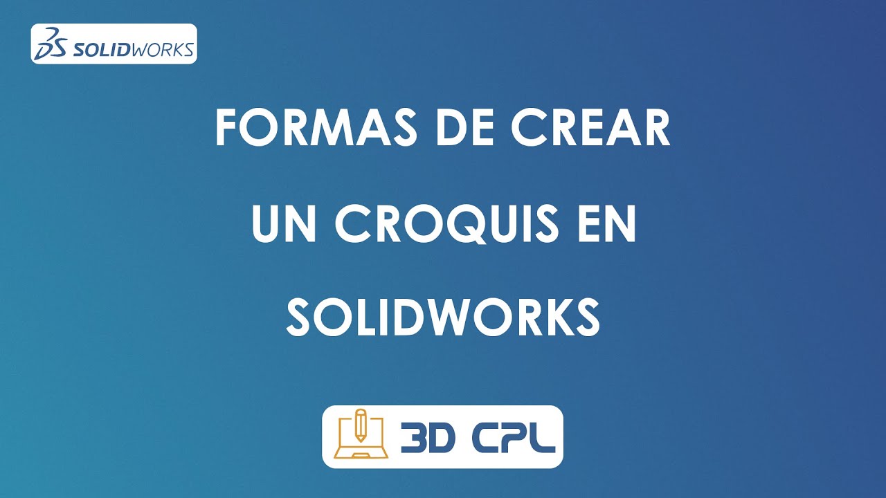 🎓 Diferentes formas de crear un croquis en SolidWorks - YouTube