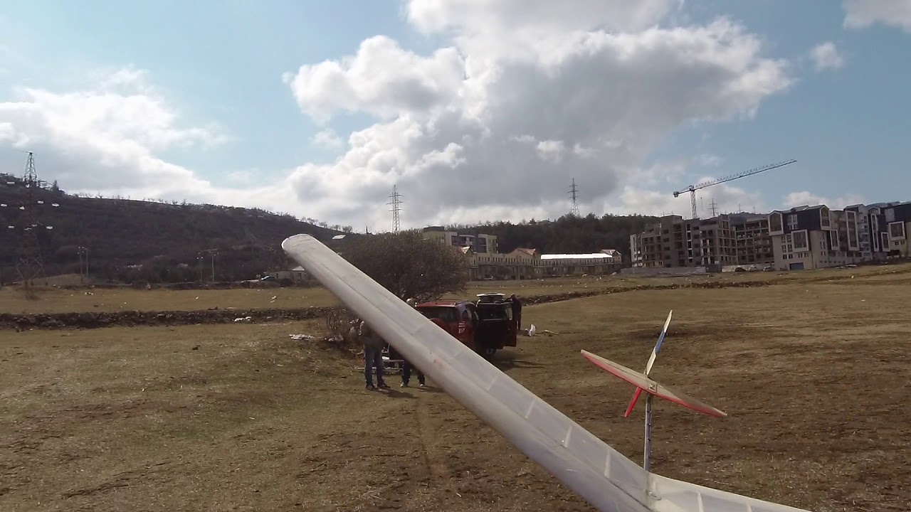 F3K DLG MiMi buildup wing1200mm - YouTube