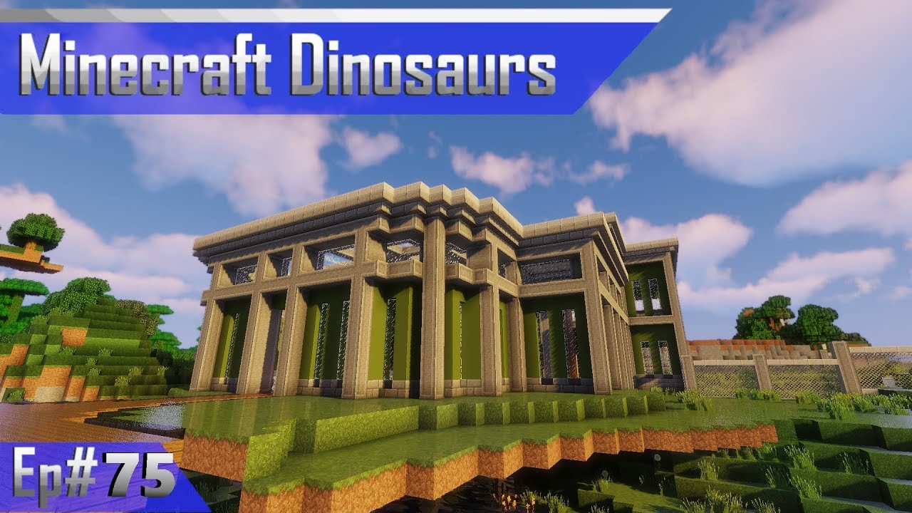 Finished Building | Minecraft Dinosaurs Ep# 75 - YouTube