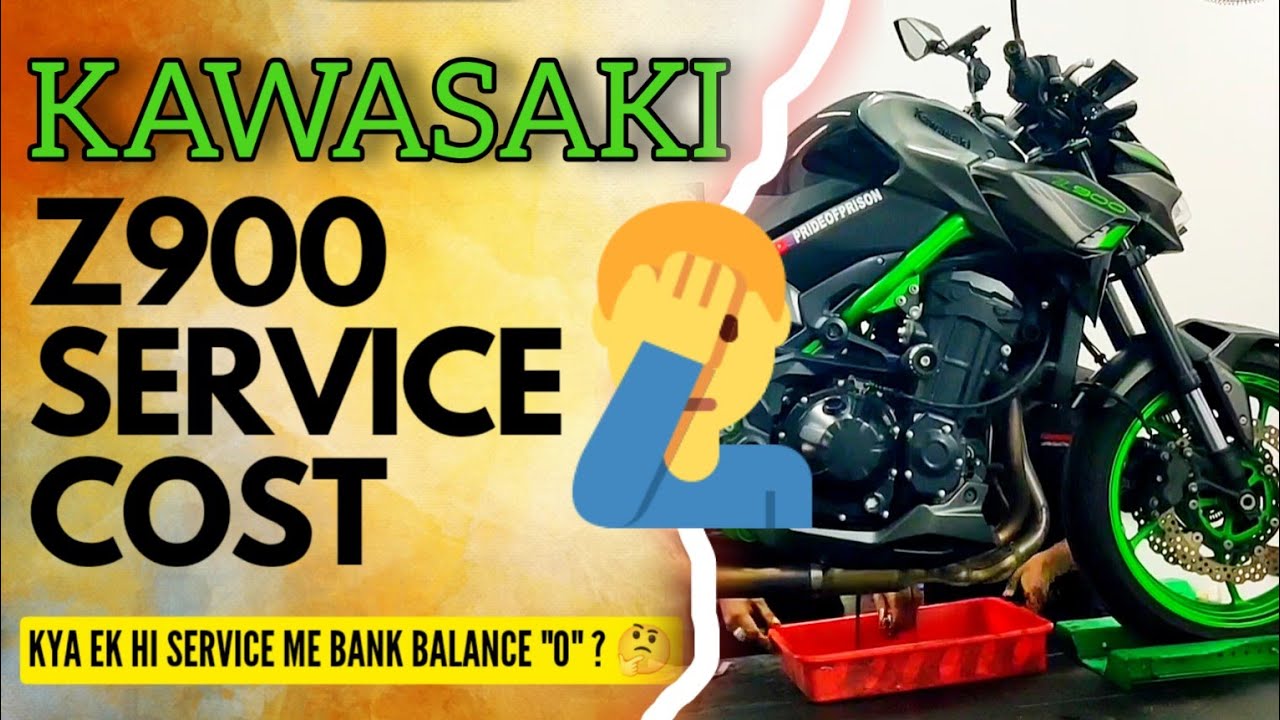 Kawasaki Z900 Real Service Cost With Proof | 3.8 Liter Oil Lagta Hai ...