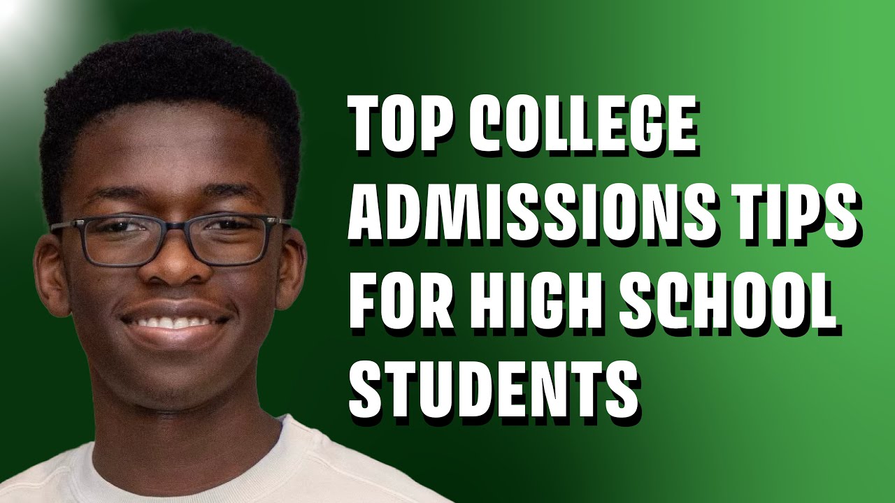 Top College Readiness Tips for High School Students - YouTube