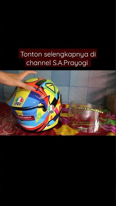 Helm Ala ala AGV Pista basic helm murah ganteng Kyt RC 7 Seven. Modif helm ganti Visor flat dark ...