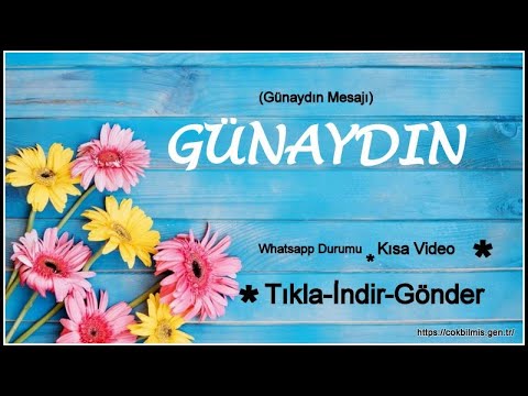 GÜNAYDIN 💖💖💖EN GÜZEL 💖💖💖EN KISA 💖💖💖GÜNAYDIN VİDEOSU 💖💖💖PAYLAŞ 💖💖💖👉🌹