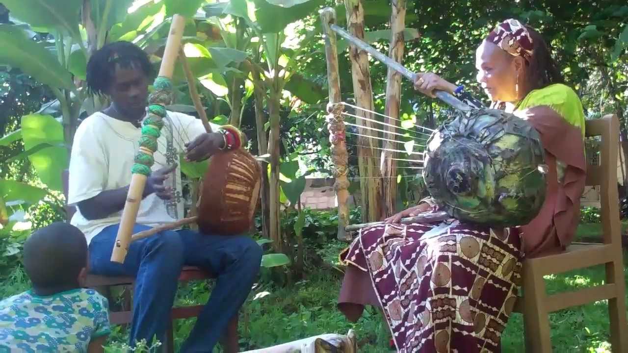 Mama C and Grand.master Masese play obokano II - YouTube