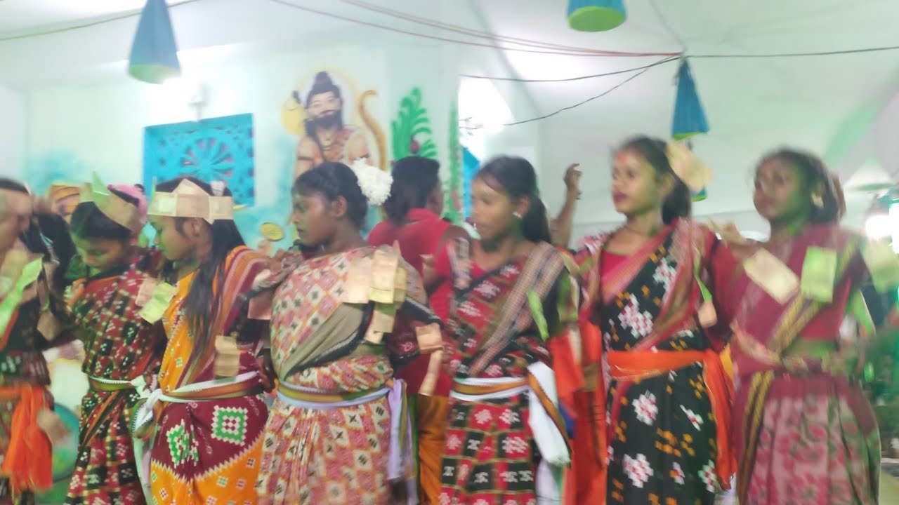 D.J. kritan santhali song 🎵 pata naach kritan Bengal party ..program ...