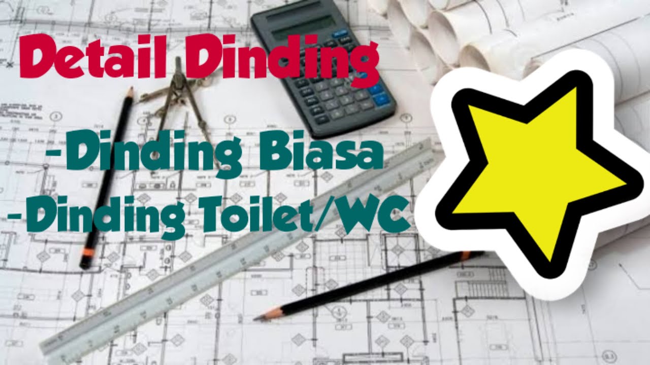 Cara Membuat Detail Dinding Beserta Trasram - YouTube