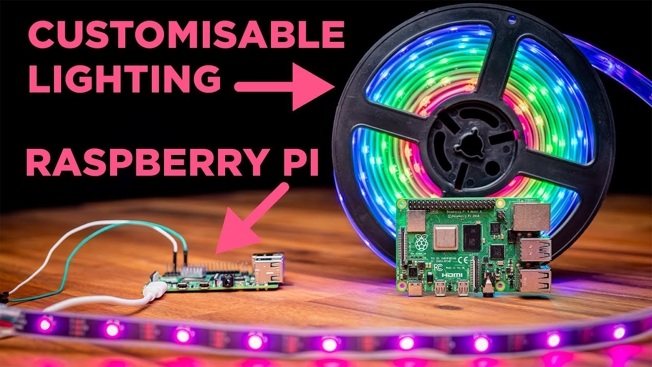 How To Use Addressable RGB WS2812B LED Strips With A Raspberry Pi