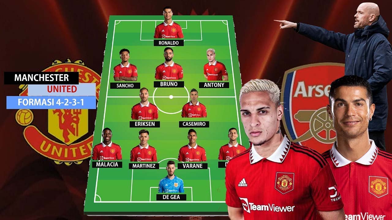MANCHESTER UNITED VS ARSENAL ~ Potential Line up Manchester United With ...