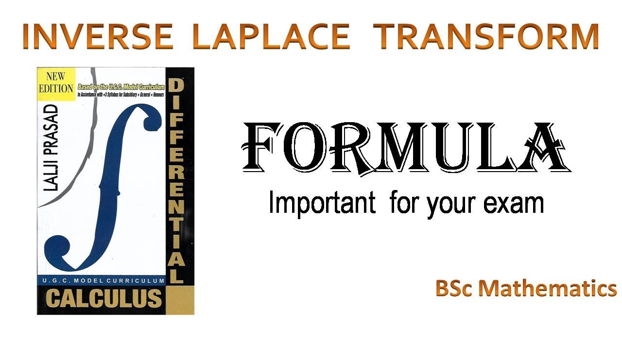 INVERSE LAPLACE TRANSFORM || All Formula || imp for your exam #Formulas ...