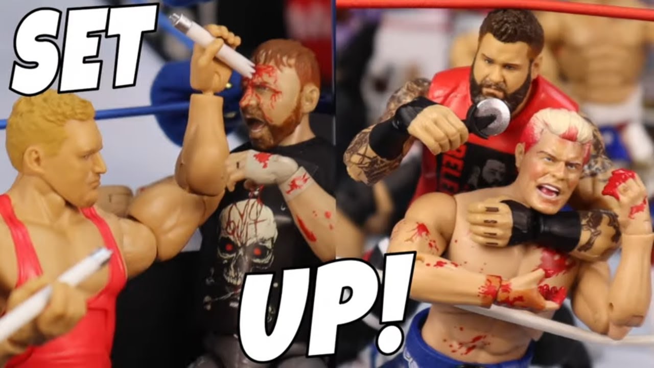 HARDCORE WWE FIGURE SET UP! - YouTube