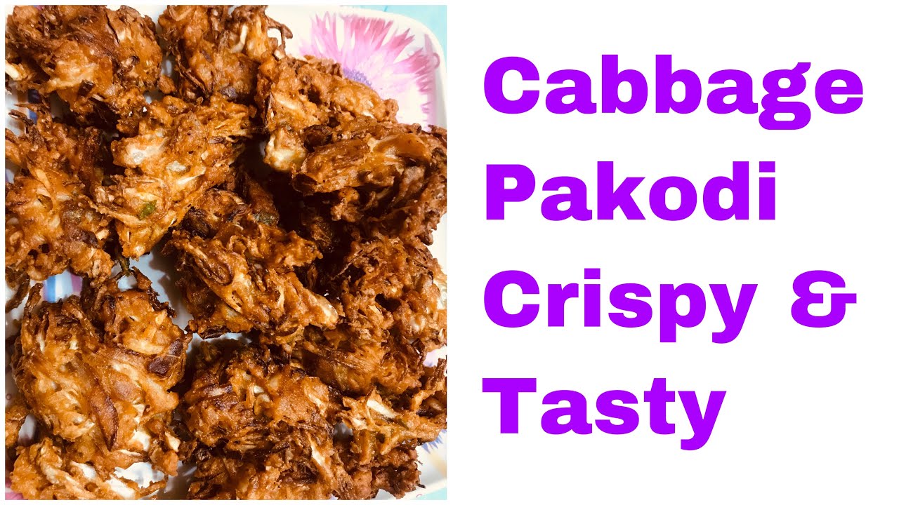 Cabbage pakodi|cabbage fritters|pakodi recipe|cabbage pakora| cook with ...