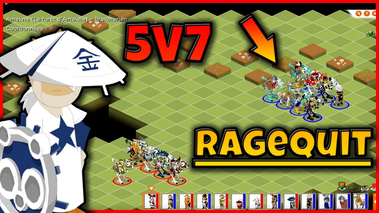 [DOFUS BOUNE PVP] RAGEQUIT EN 5V7 - Legendary's Team - YouTube
