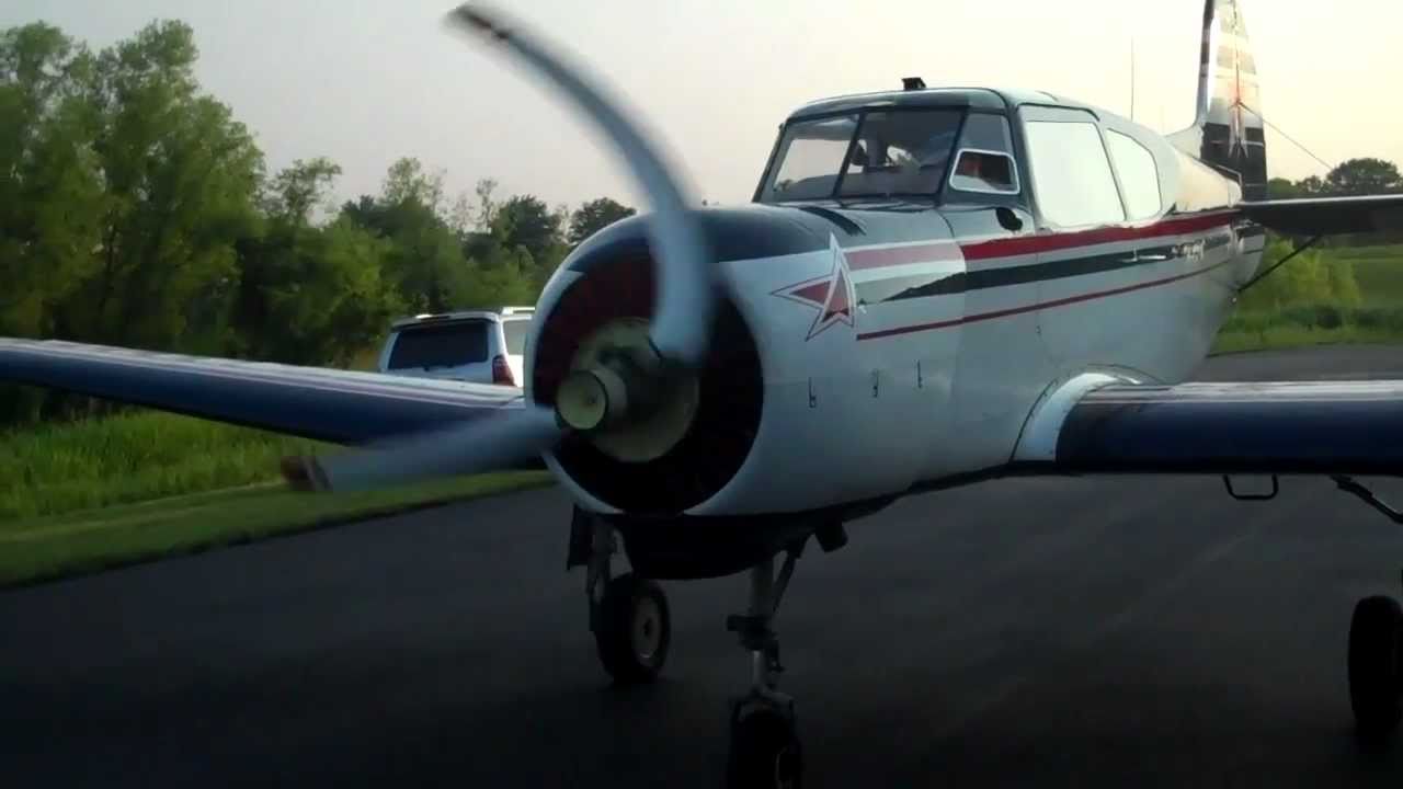 Yakovlev Yak-18T Engine Start and Prop Test. - YouTube