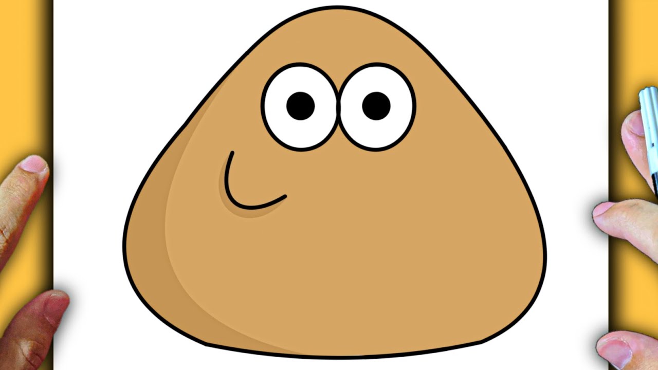 HOW TO DRAW POU - YouTube