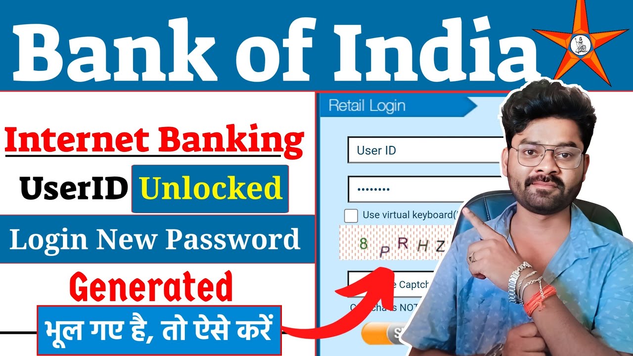 How to reset Bank of India Internet Banking Login Password 2024 | How ...
