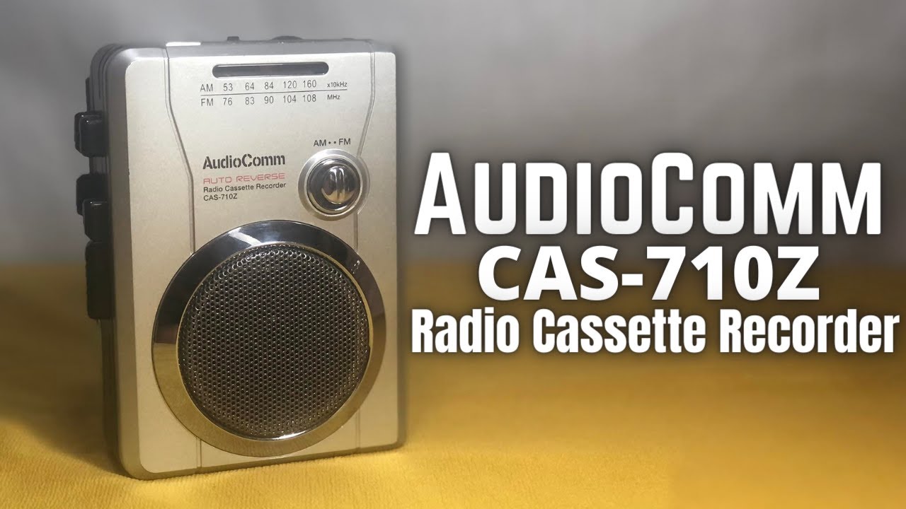 AudioComm CAS-710Z Radio Cassette Recorder - YouTube