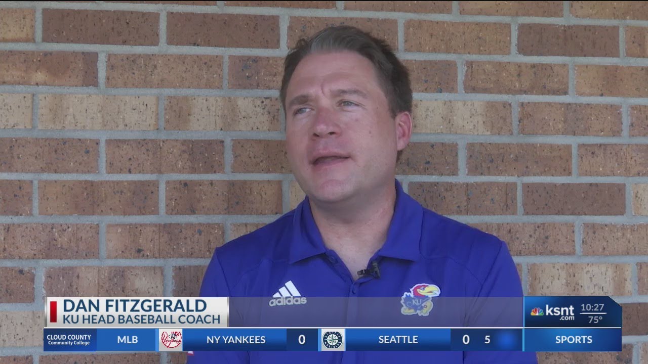 Dan Fitzgerald talks KU baseball with 27 News - YouTube