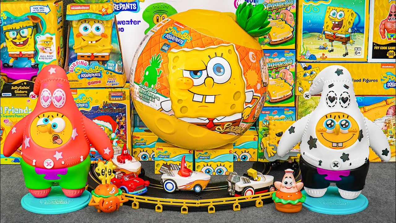 96 Minutes Oddly Satisfying Unboxing SPONGEBOB SquarePants Toy ...