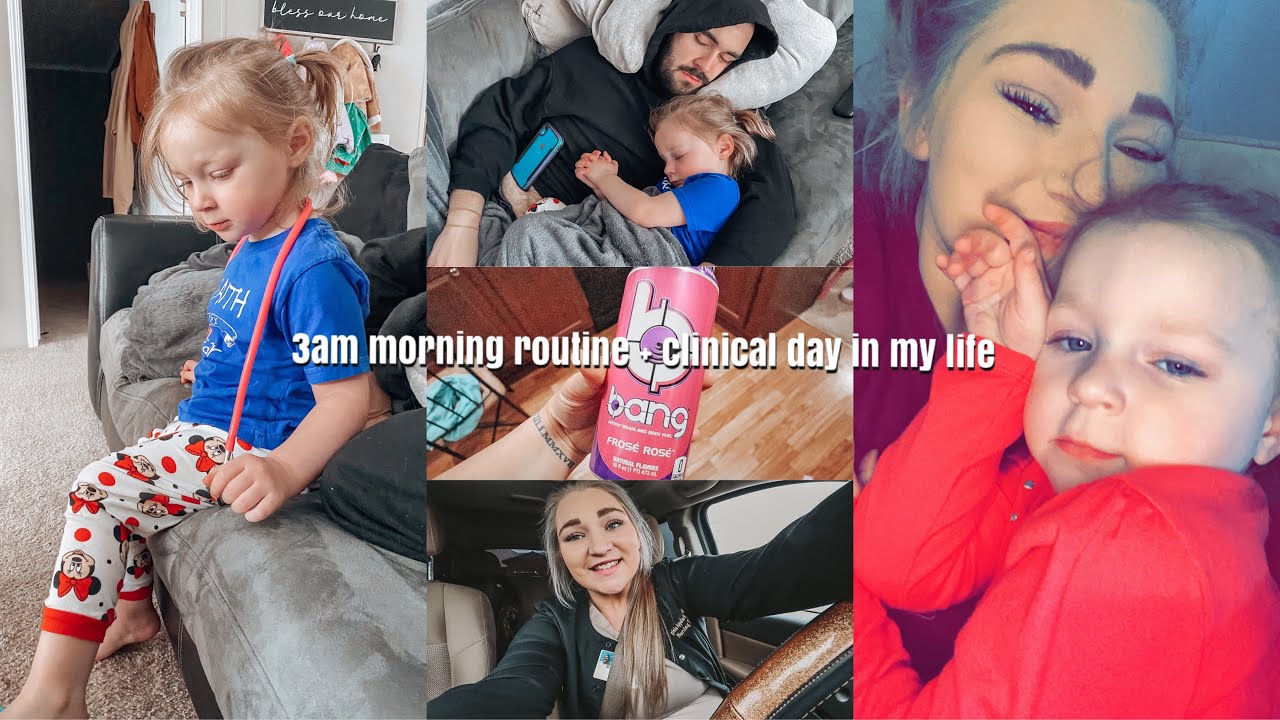 MY 3AM MORNING ROUTINE | NURSING SCHOOL CLINICAL DAY IN MY LIFE - YouTube