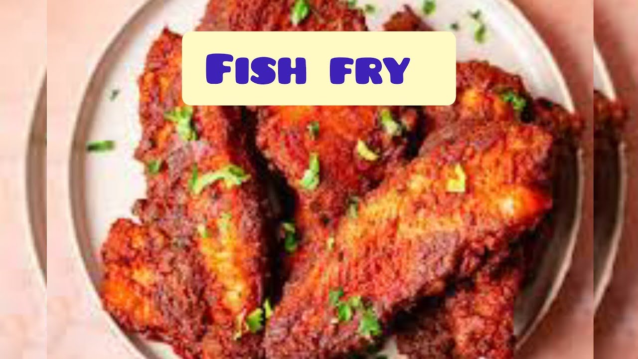 how to make fish fry tasty in telugu - YouTube