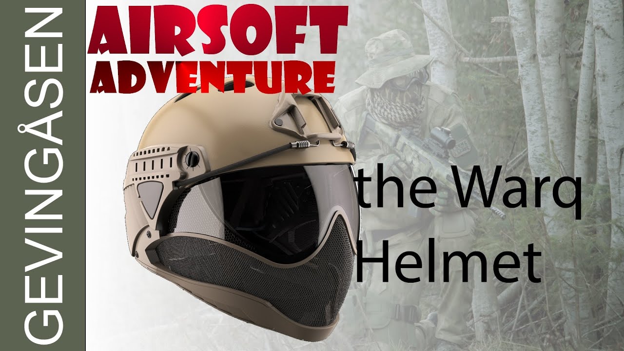 Warq - testing the helmet system. - YouTube