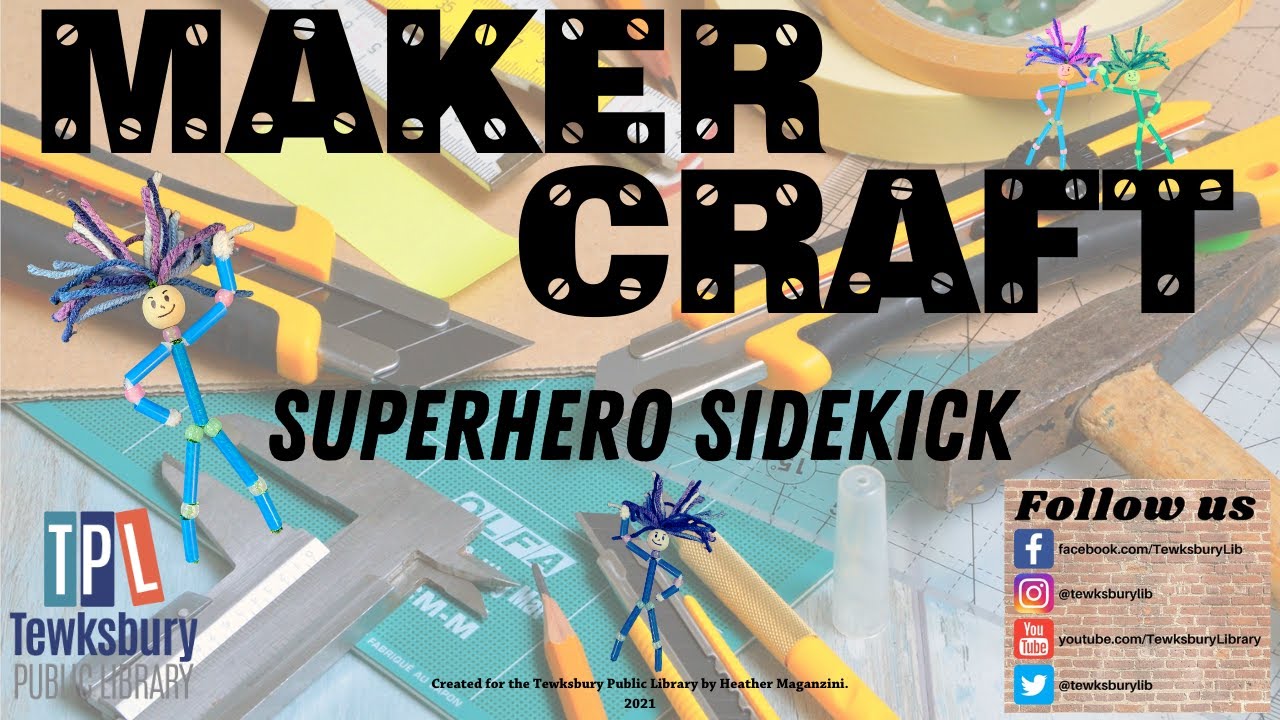 Maker Craft: Superhero Sidekicks! - YouTube