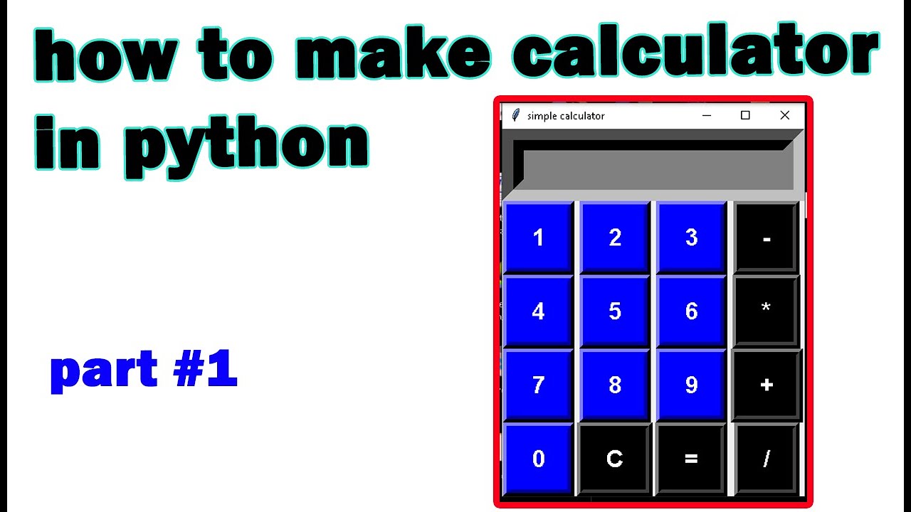 How To Make A Calculator In Python In Hindi Part 1 YouTube how-to-make-a-calculator-in-python-in-hindi-part-1-youtube