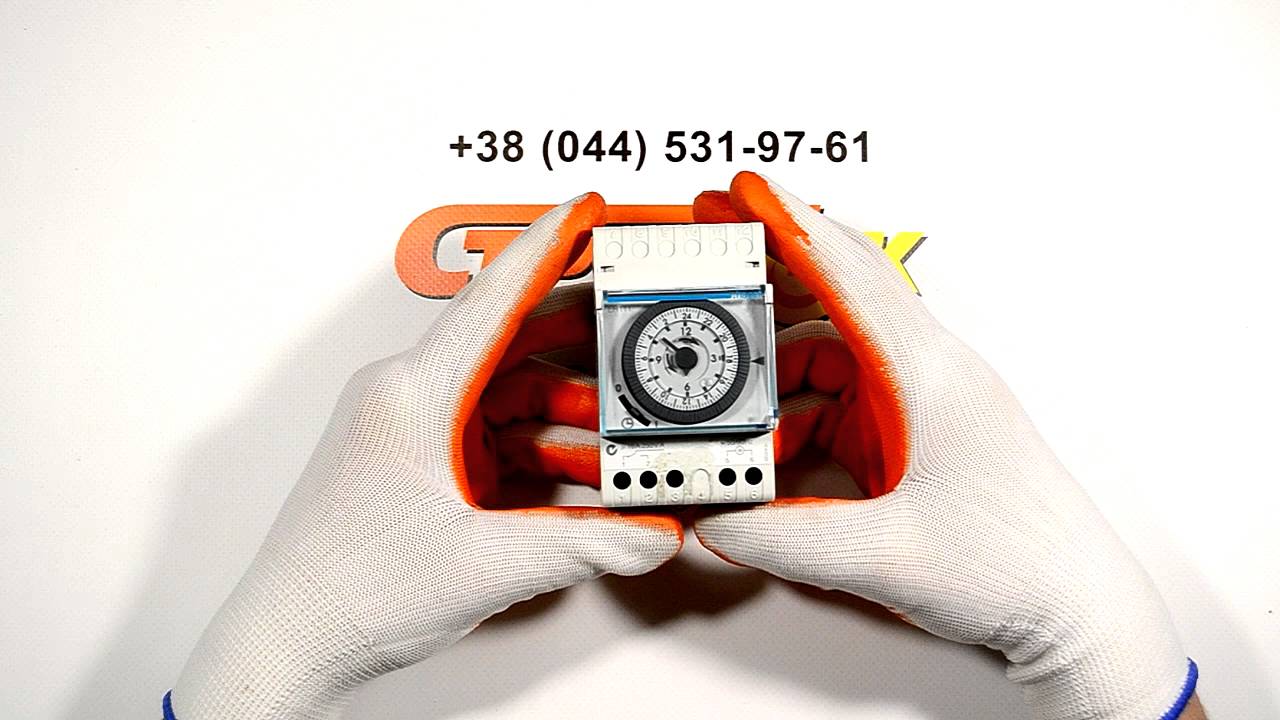 Таймер EH111 суточный, 16А, резерв хода 200ч.3м. - YouTube