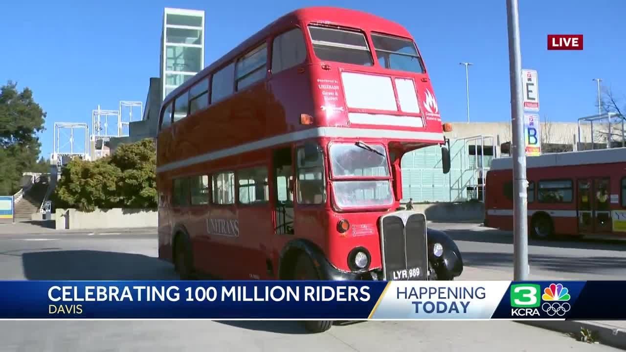 UC Davis transit service Unitrans celebrates 100 million riders - YouTube