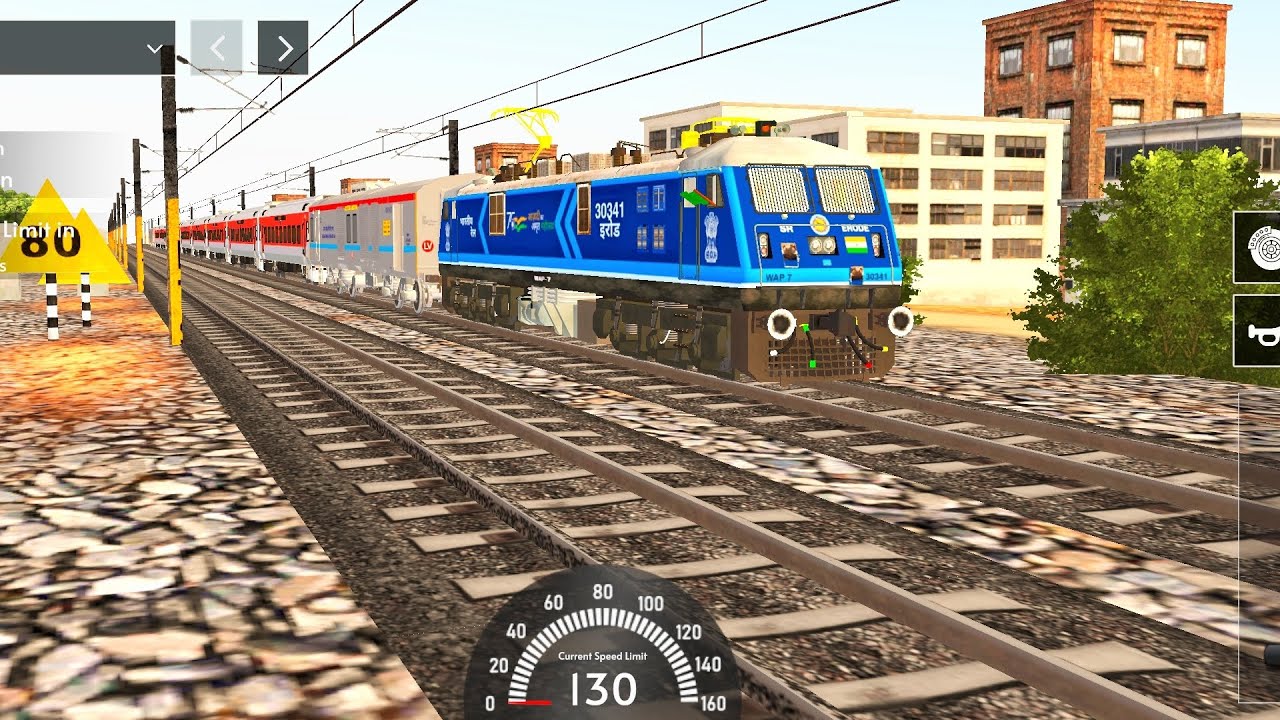 Indian railway simulator ll new train game 🚂 ll locomotive ll amezing ...