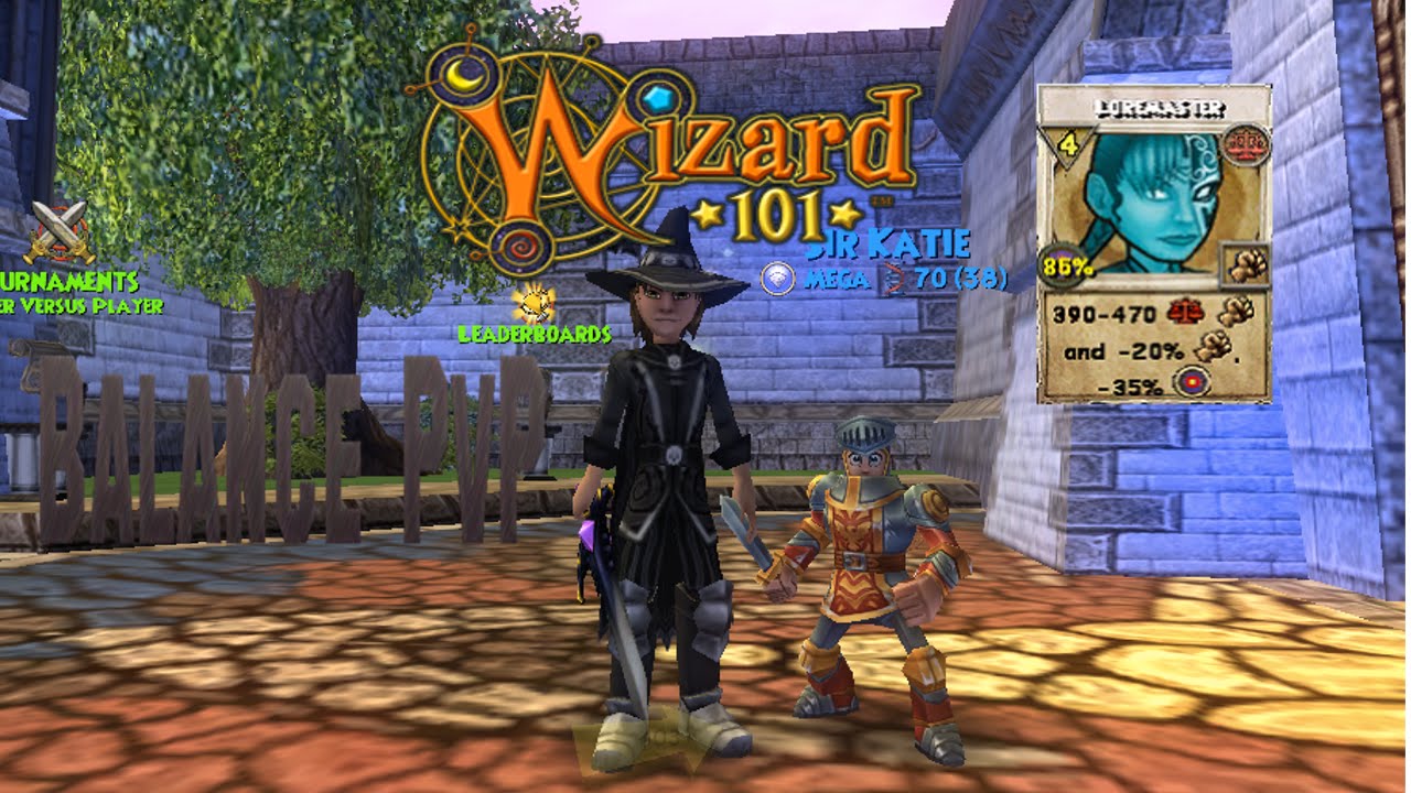 Wizard101: Balance (61) PvP: Enfeeble Spam! - YouTube