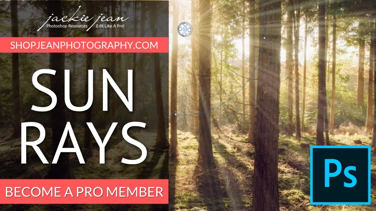 Creating Sun Rays In Photoshop Tutorial ShopJeanPhotography.com # ...