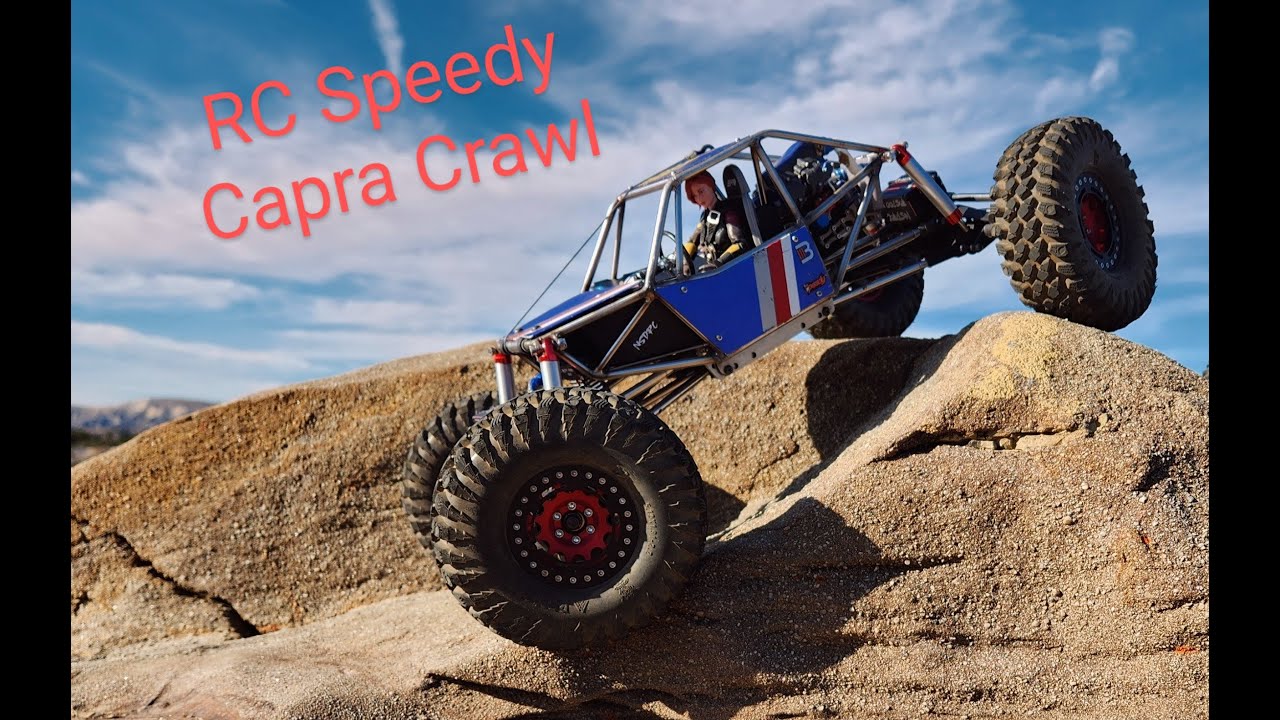 RC Speedy R2 Capra Crawler JE DESIGNS 22RE Toyota Scale engine & 4 ...