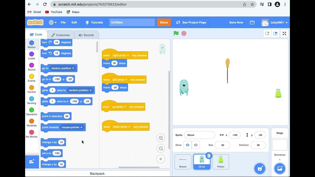 Scratch Mini Game Tutorial - YouTube