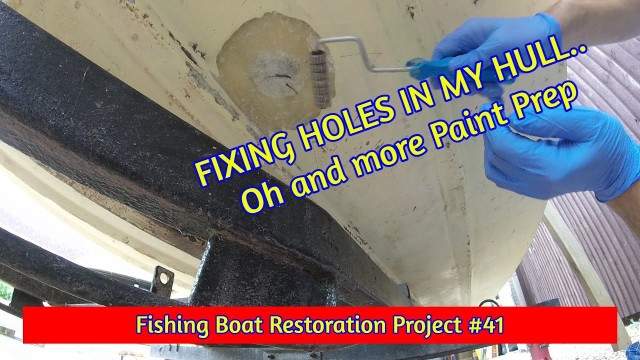 Fixing Holes in my Hull - Fishing boat restoration project #41 - YouTube