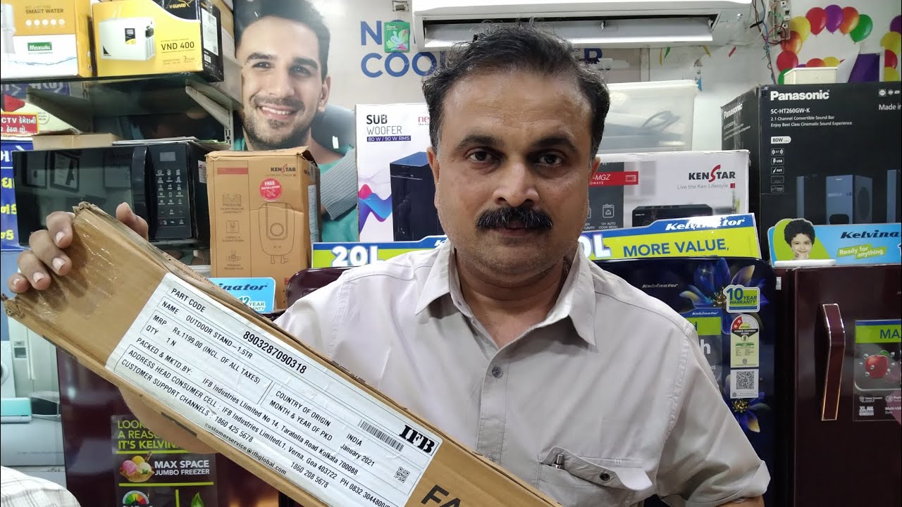 IFB AC OUTDOOR STAND #veraval - YouTube