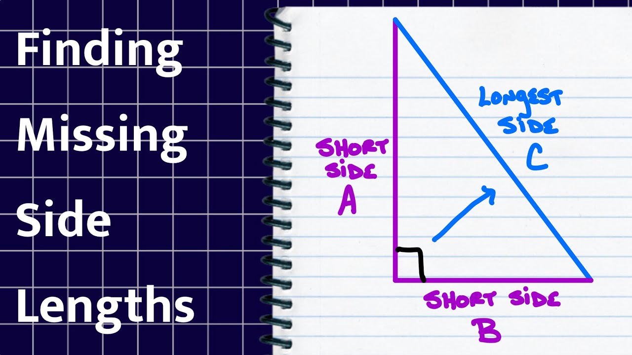 Pythagorean Theorem - Find a Missing Side - YouTube