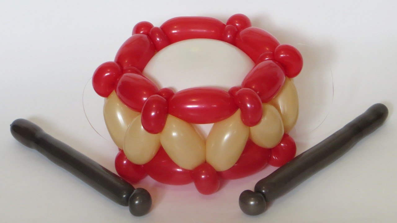 Барабан из шаров / Drum (tambour) of balloons - YouTube