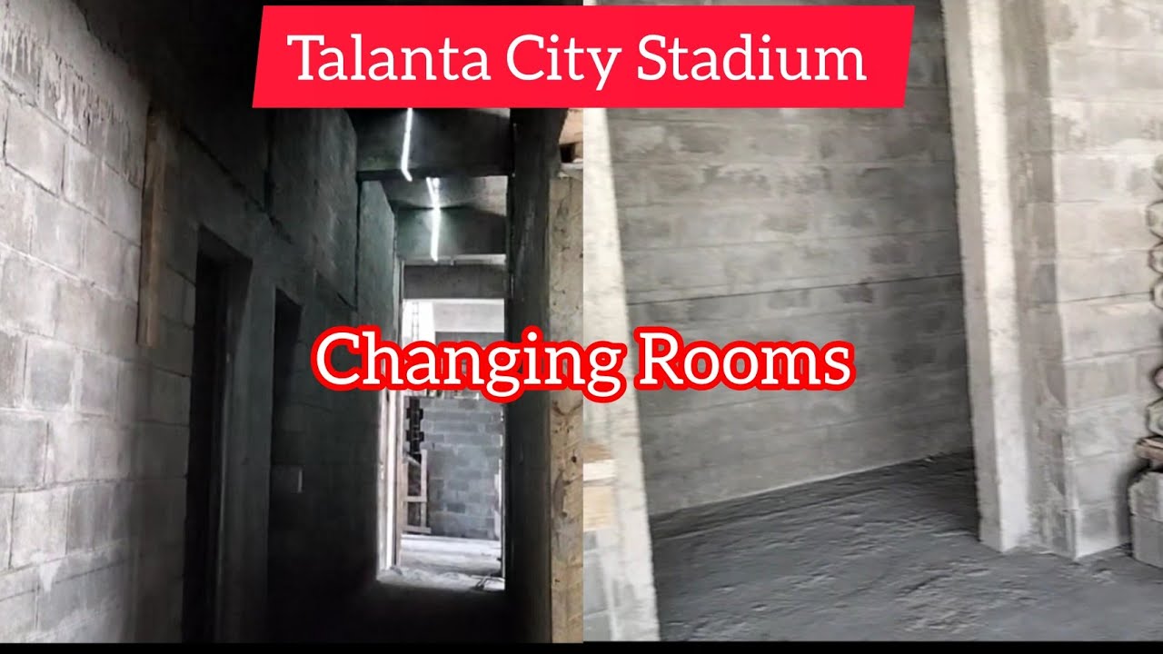 INSIDE THE WORLD CLASS CHANGING ROOMS AT THE TALANTA CITY STADIUM SET ...