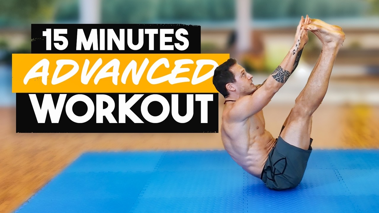 15 Minutes of Advanced Exercises - Guided Follow Along Workout - YouTube