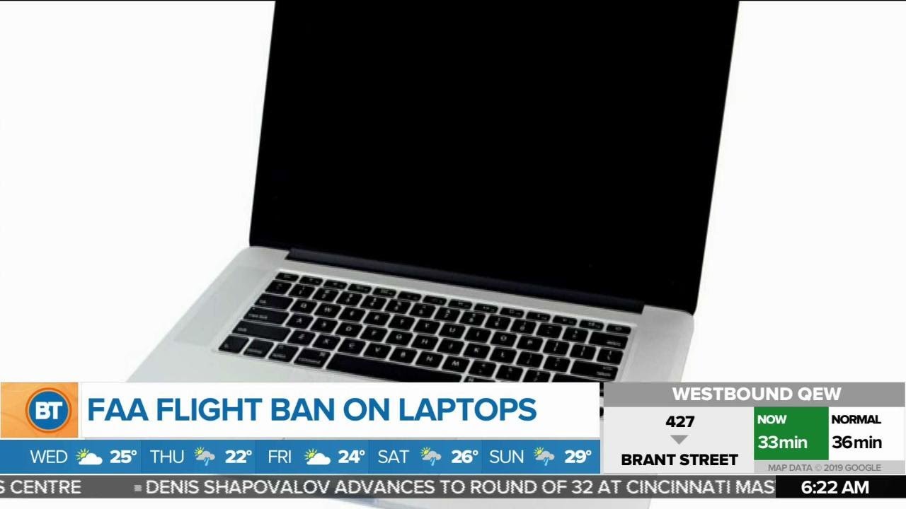 Details on FAA's flight ban on laptops - YouTube