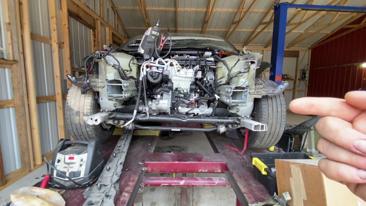 Totaled Tesla Model 3 Copart Rebuild Part 2 - YouTube