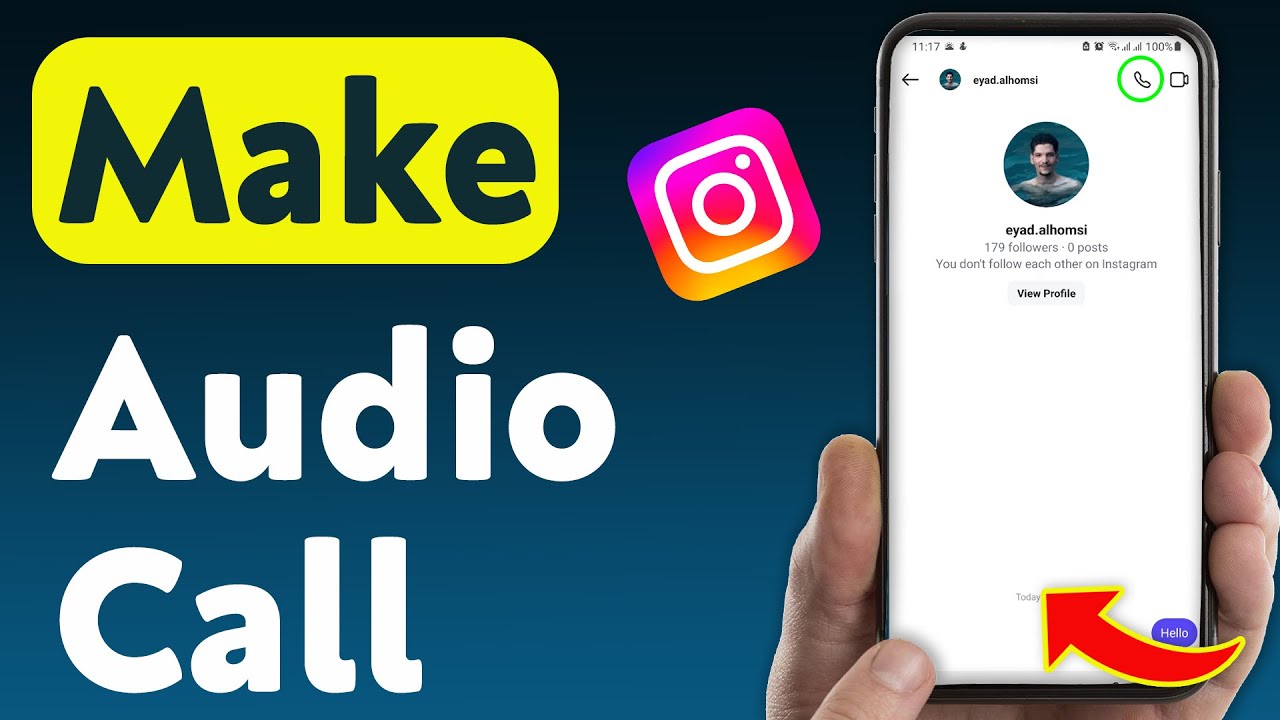 How To Make Audio Call On Instagram (Updated) - YouTube