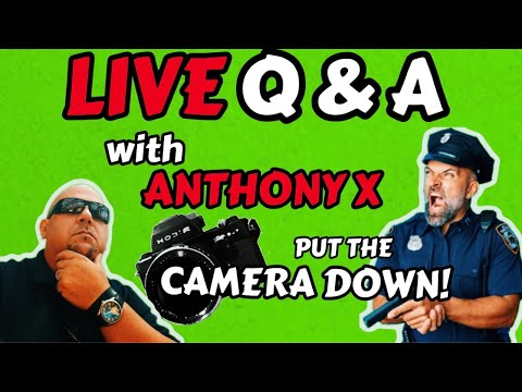 LIVE Q & A with ANTHONY X 1st Amendment Audits🚨📸 - YouTube