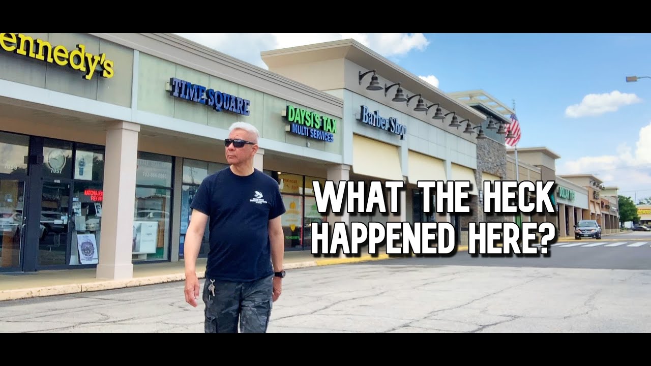 Walk Around Springfield Town Center and Visiting my old Neighborhood ...