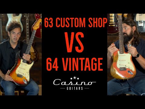VINTAGE FENDER VS CUSTOM SHOP STRATOCASTER