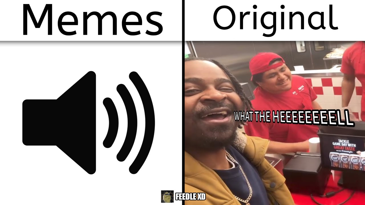 What The Heeeell Sound Effect Memes Vs Original... - YouTube
