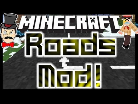 Minecraft Mods - ROAD Mod ! Highways & Motorways - Roadworks For Your ...
