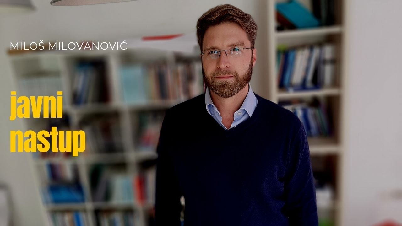 Tehnike javnog nastupa - Miloš Milovanović, N1 - YouTube